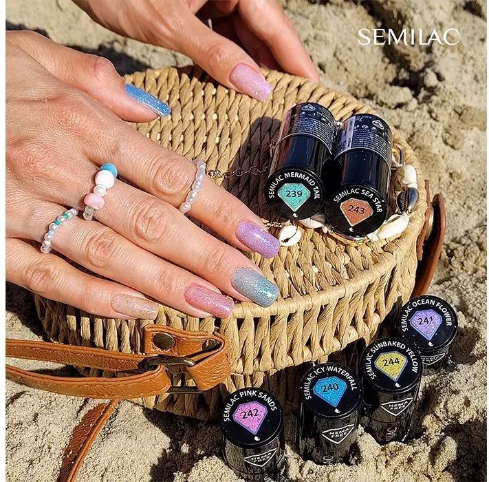 Semilac Seaqueen Lakier Hybrydowy 242 Pink Sands 7Ml - Opinie i ceny na ...