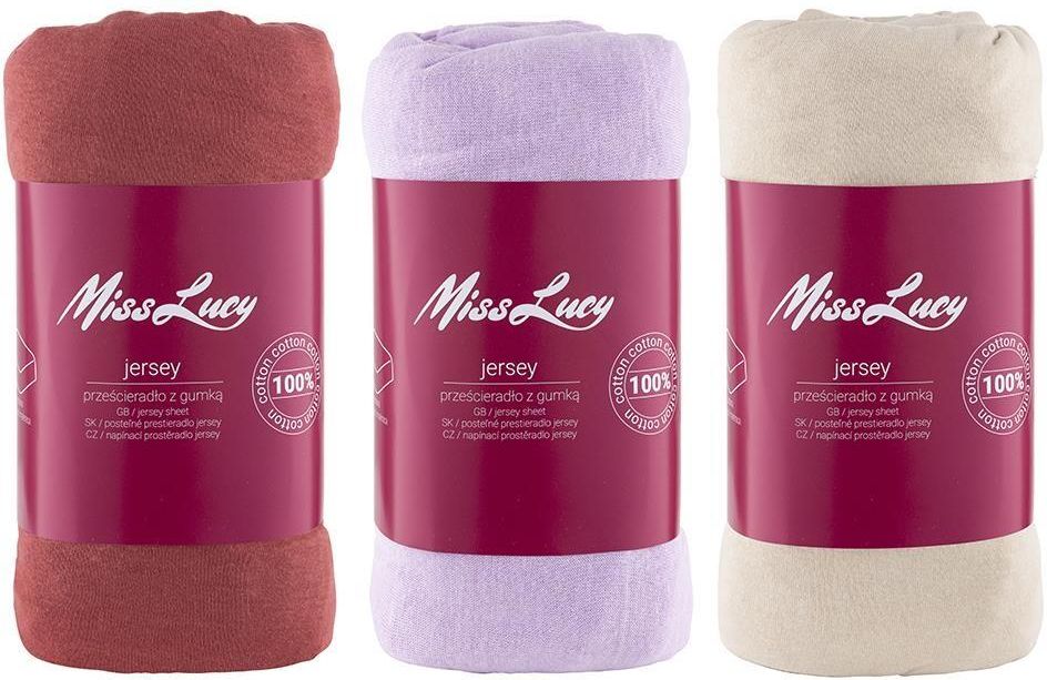Miss Lucy Prześcieradło Z Gumką Jersey 160X200 Cm 160093 - Opinie i ...