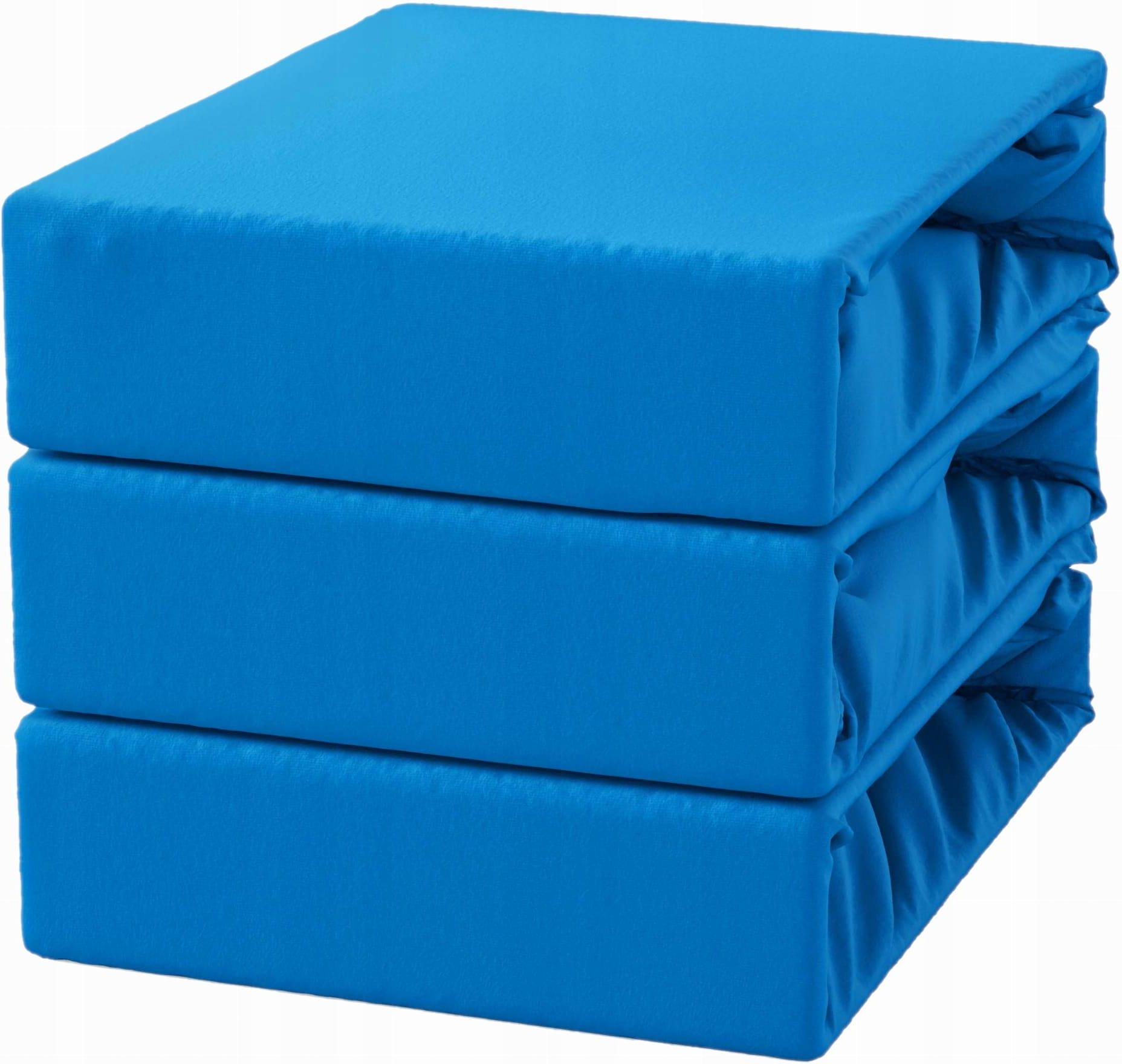 Prześcieradło Bawełniane Z Gumką 90X200 Niebieski ec7bb27a-6b96-4d67 ...