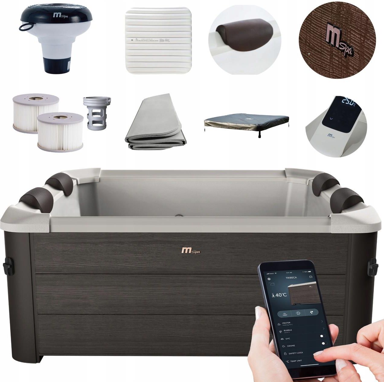 Jacuzzi Mspa Tribeca 6os 107225064 Ogromne Sztywne Panelowe - Ceny i ...