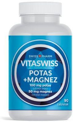 Vitaswiss Potas + Magnez 90Tabl. - Opinie i ceny na Ceneo.pl