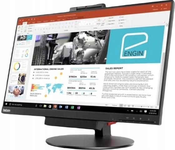 Monitor Lenovo Thinkcentre Tio24 G3 23.8 Fhd Dp (10Y9PAR1EU02) - Opinie ...