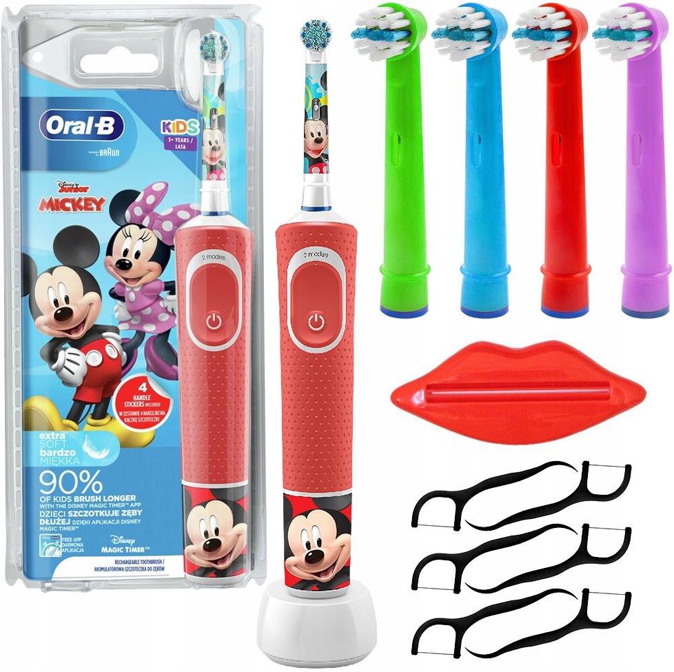 Szczoteczka elektryczna Oral-B MYSZKA MIKI DLA DZIECI - Opinie i ceny na Ceneo.pl