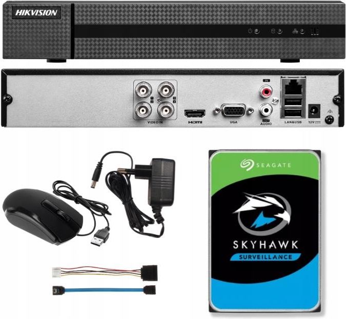 Hikvision Rejestrator Dvr-4Ch-4Mp Dysk 2Tb Seagate - ceny i opinie ...