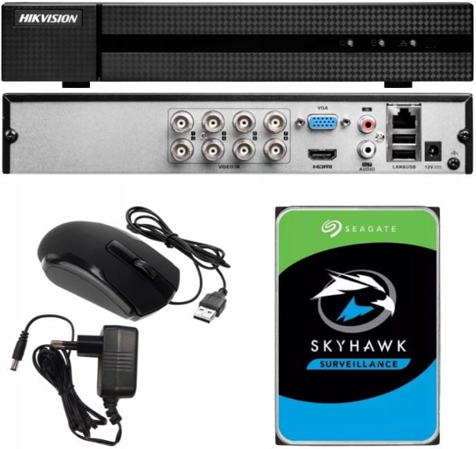 Hikvision Rejestrator Dvr-8Ch-2Mp Dysk St1000Vx013 1Tb - ceny i opinie ...