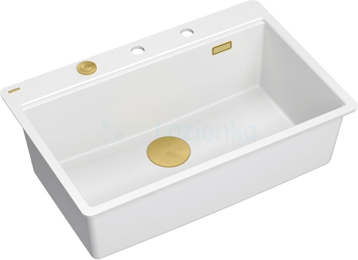 Zlewozmywak Quadron Marc Zlewozmywak Graniteq Biały Hqm7650U1Fmpvdg1 ...