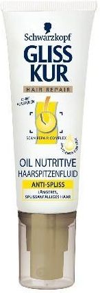 Schwarzkopf Gliss KurOli Nutritive Fluid na koncówki do włosów suchych ...
