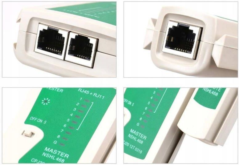 UniT Tester Skrętki Sieci Lan Rj45 Kabli Sieciowych - Opinie i ceny na ...