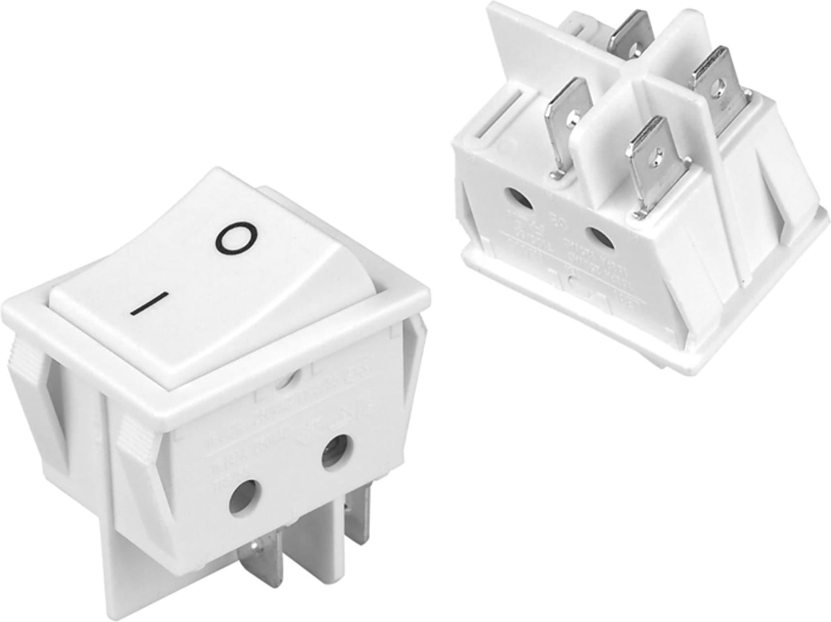 10 szt. Przełącznik Kołyskowy Prostokątny Szeroki Biały 16 A 0-1 4 Pin Rs606B - Opinie i ceny na ...