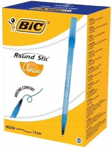 Bic Długopis Round Stick Niebieski 60szt. - Ceny i opinie - Ceneo.pl