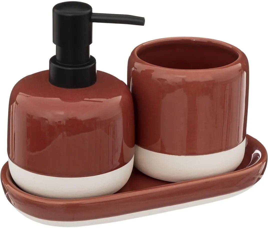 5Five Simply Smart Akcesoria Łazienkowe Solar 2W1 Dozownik Pojemnik ...