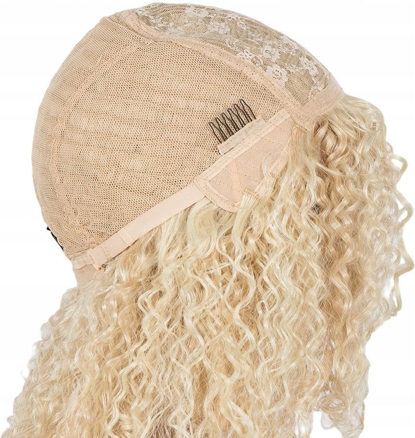 Perukowelove Peruka Blond Afro Loki Kręcone Włosy Peruki Damski - Ceny ...