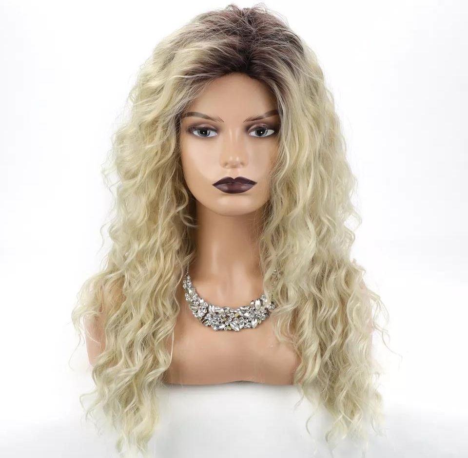 Peruka_Exclusive Peruka Blond Odrost Loki - Ceny i opinie - Ceneo.pl