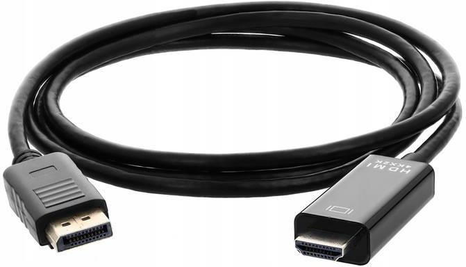 Adapter przejściówka kabel DisplayPort DP do HDMI 4K (180cm) - Opinie i ...