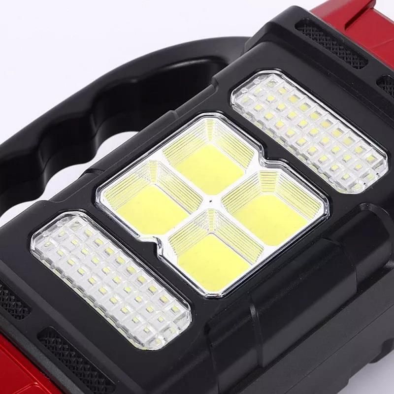 Latarka Przenośna lampa latarka solarna HB-1678 powerbank dwustronna ...