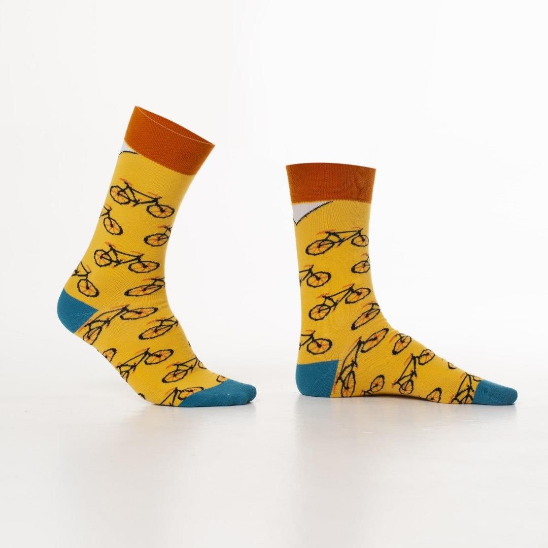 Żółte skarpety męskie w rowery SM05 - Ceny i opinie - Ceneo.pl