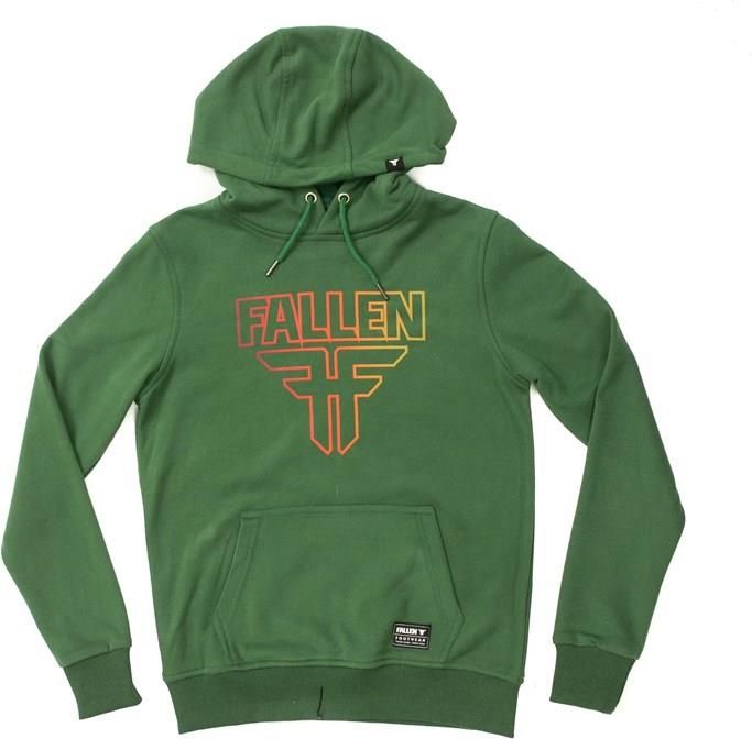 Bluza FALLEN - Insignia Hoodie Forest Green Gradient ( FOREST GREEN ...