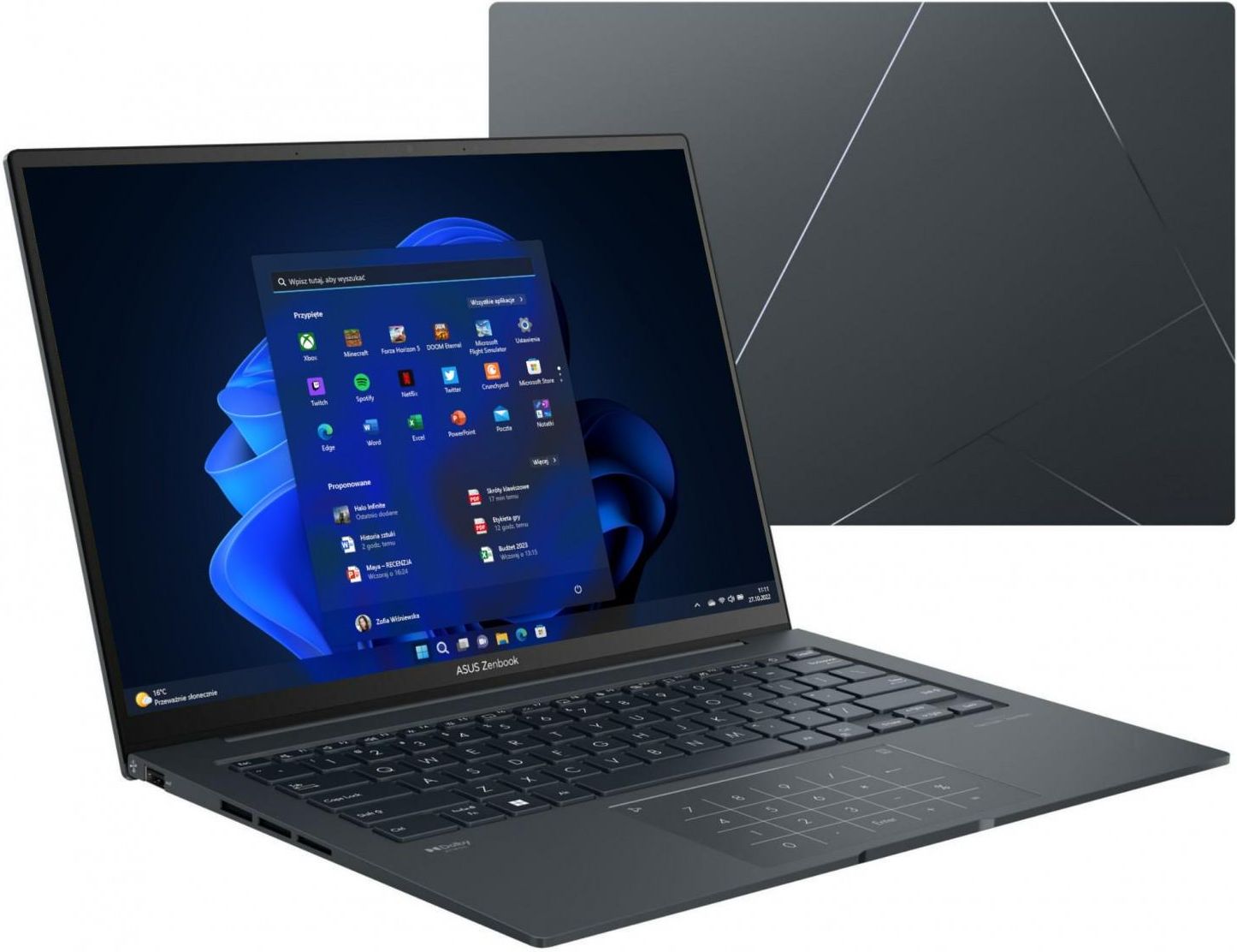 Laptop ASUS ZenBook 14X OLED UX3404VC-M3090W 14,5/i7/16GB/1TB/Win11 ...