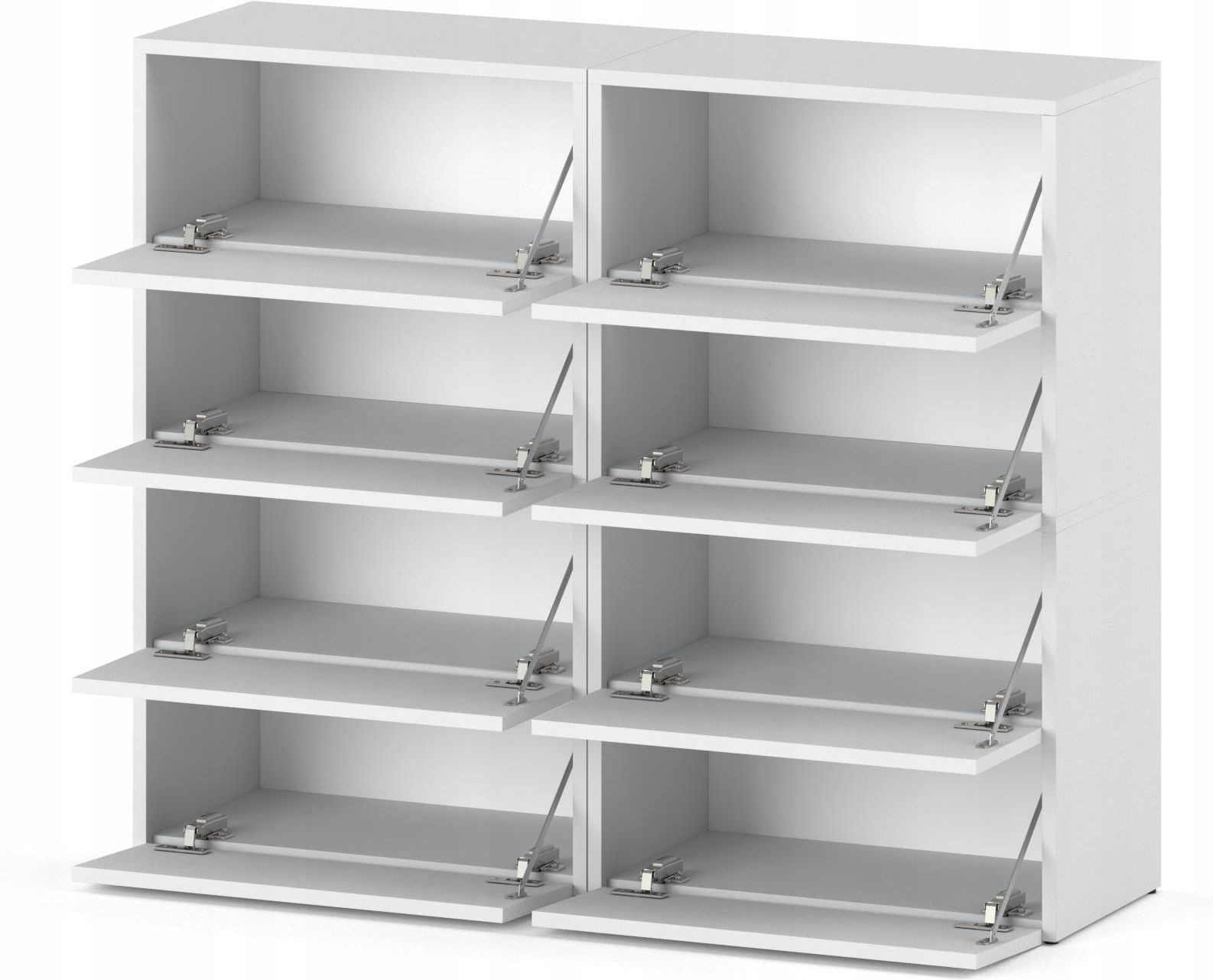 Stiv Meble Szeroka Szafka Na Buty 120Cm Uchylna Biała Mat - Opinie i atrakcyjne ceny na Ceneo.pl