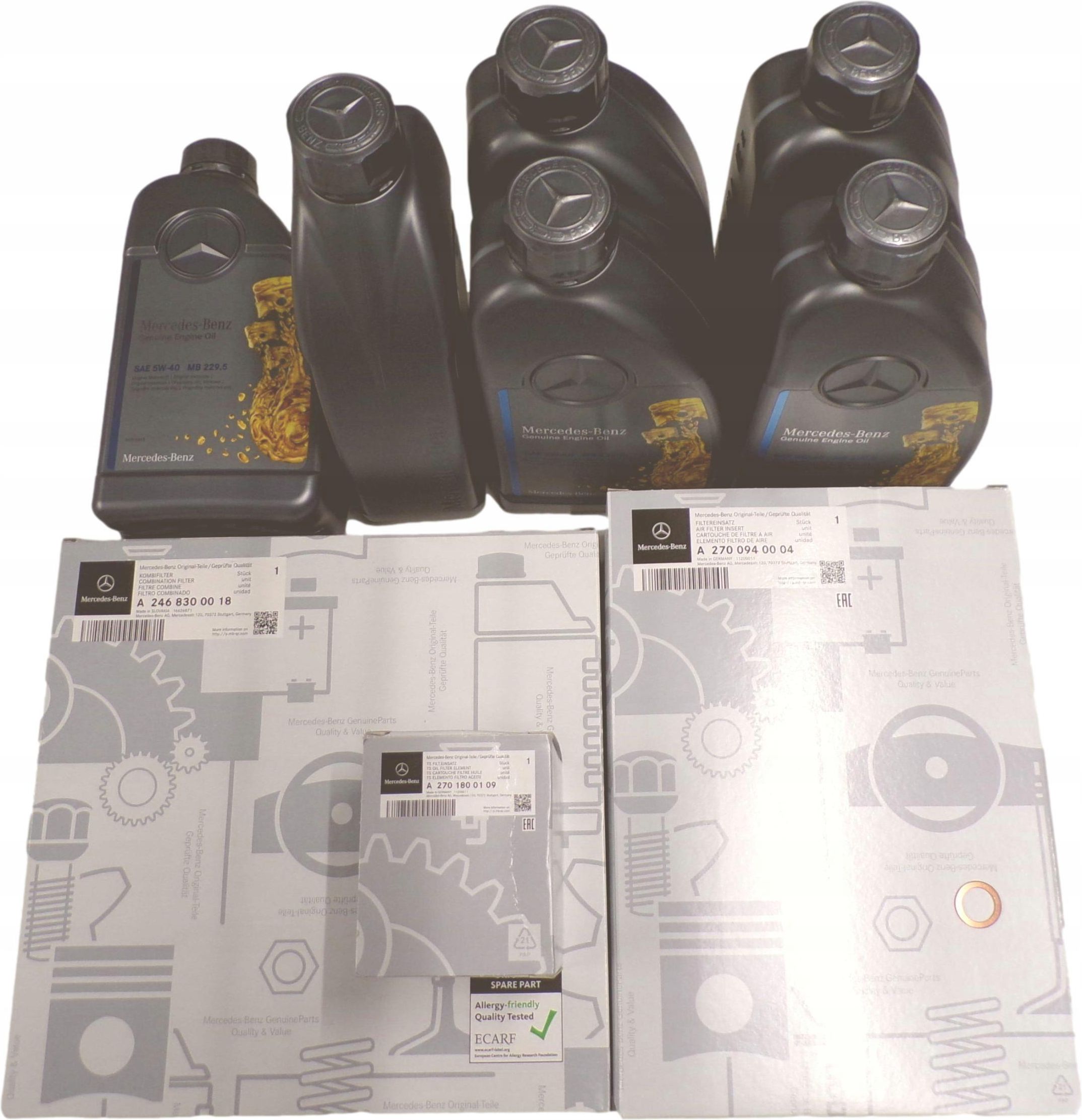 Mercedes W176 W246 Cla Zestaw Filtry Olej M270 - Opinie i ceny na Ceneo.pl