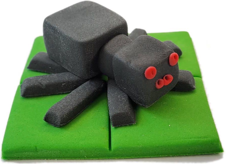 Cukrowa figurka na tort Pająk jak z Minecraft - Ceny i opinie - Ceneo.pl