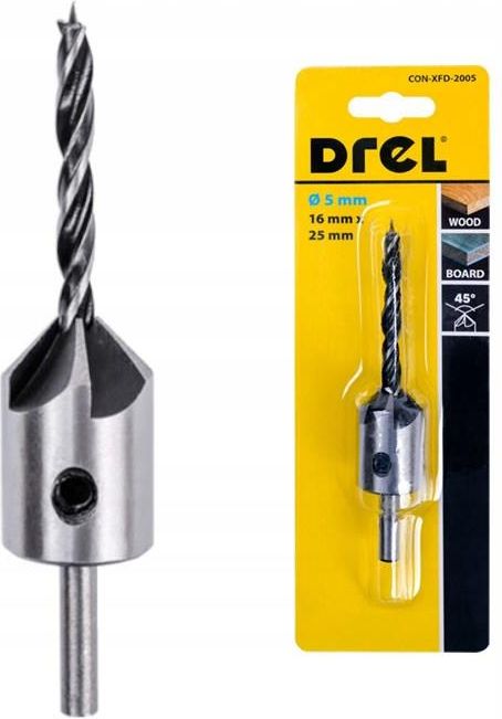 Wiertło Drel Wiertło Do Drewna Z Fazownikiem Nawiertak 5Mm Conxfd2005 ...
