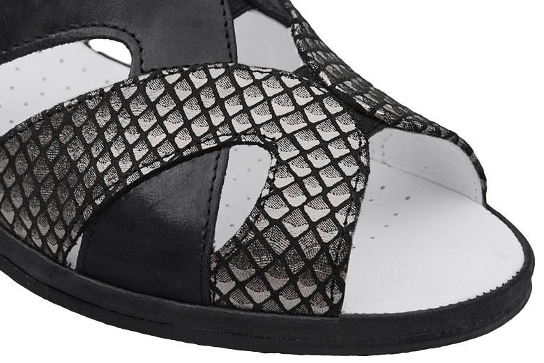 Sandały SUAVE Comfortable 710036-01 Schwarz Czarne na haluksy - Ceny i ...