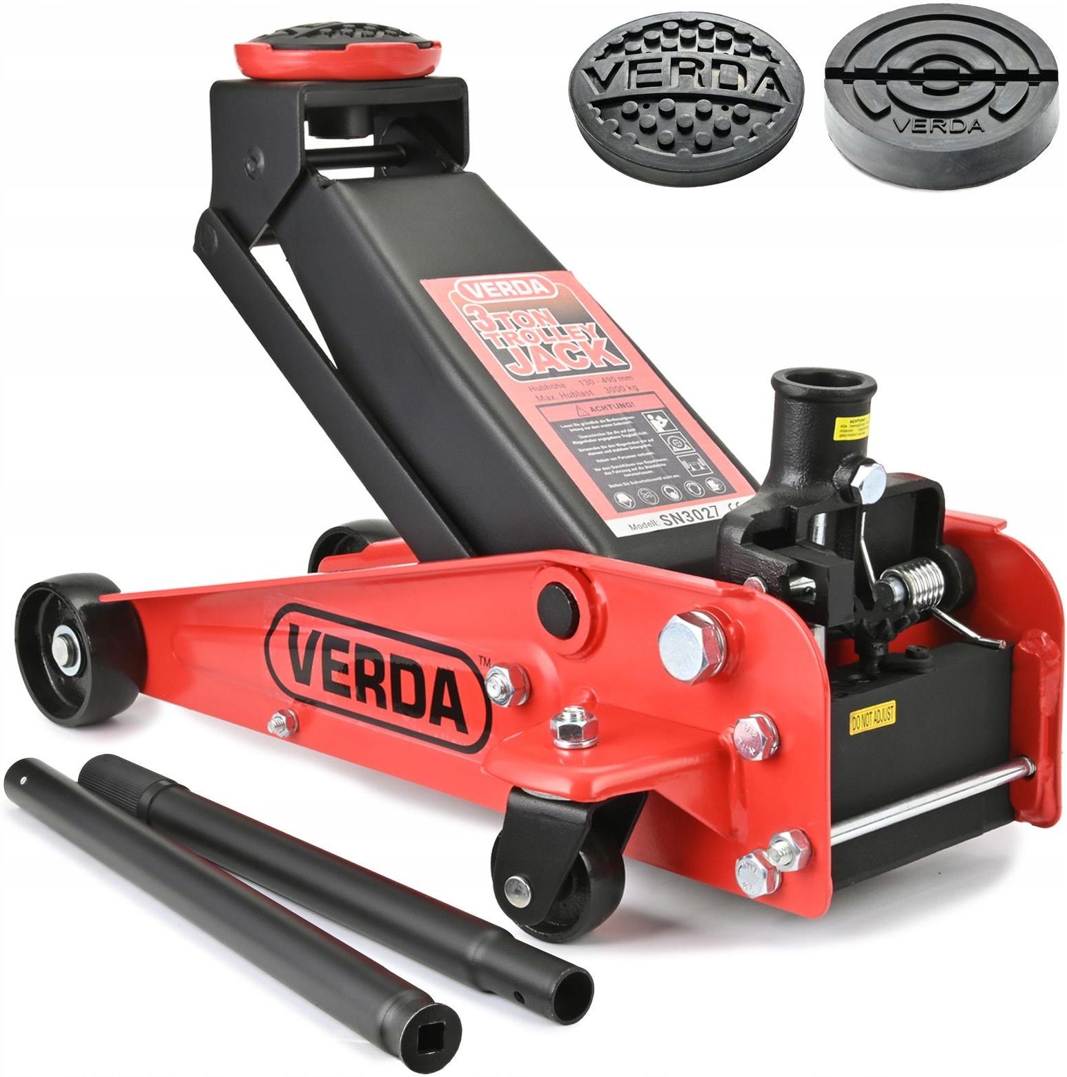 Verda Podnośnik Samochodowy Hydrauliczny Żaba Lewarek 3T - Opinie i ...