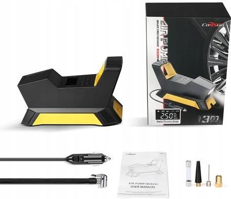 Carsun Kompresor Samochodowy 12V Led Lcd C1809 1 - Opinie i ceny na Ceneo.pl
