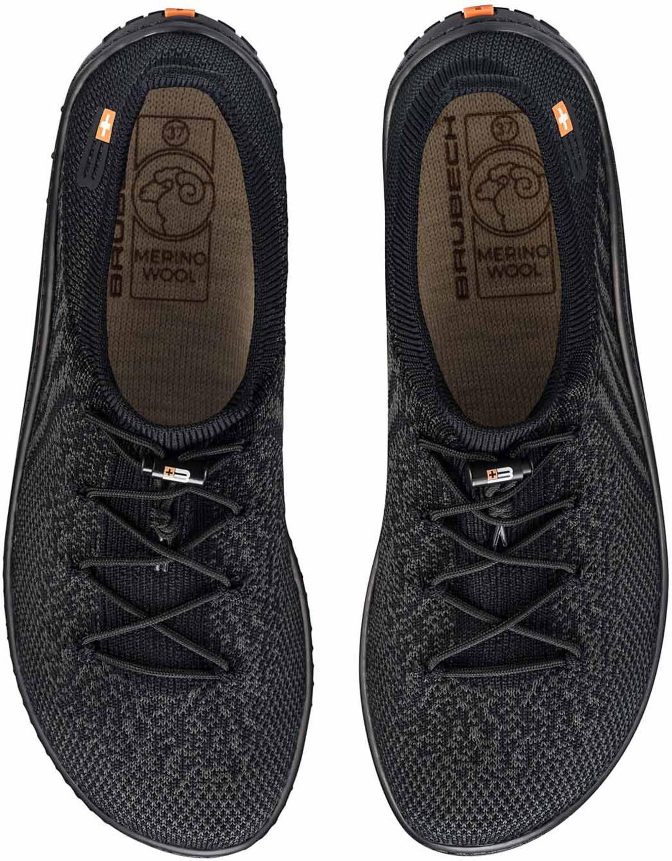 Buty damskie minimalistyczne Brubeck Merino Barefoot SH5004 czarny ...