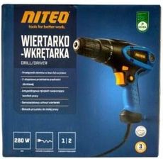 Wiertarka Niteo Wiertarko-Wkrętarka 230V 280W POJM220194 - Opinie i ceny na Ceneo.pl