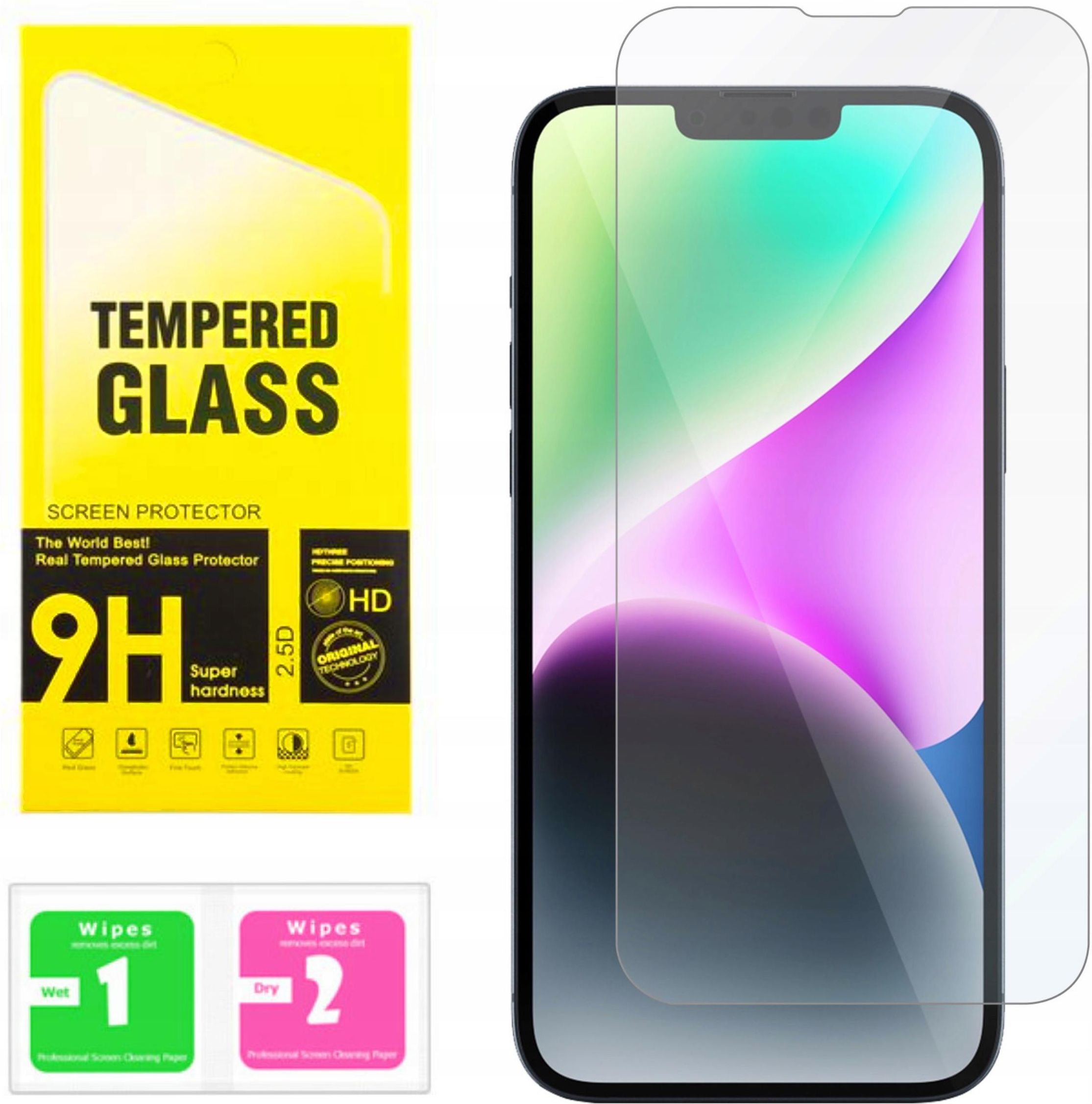 Szkło Hartowane Szybka Ochronna Iphone 13/13Pro/14 - Opinie i ceny na Ceneo.pl