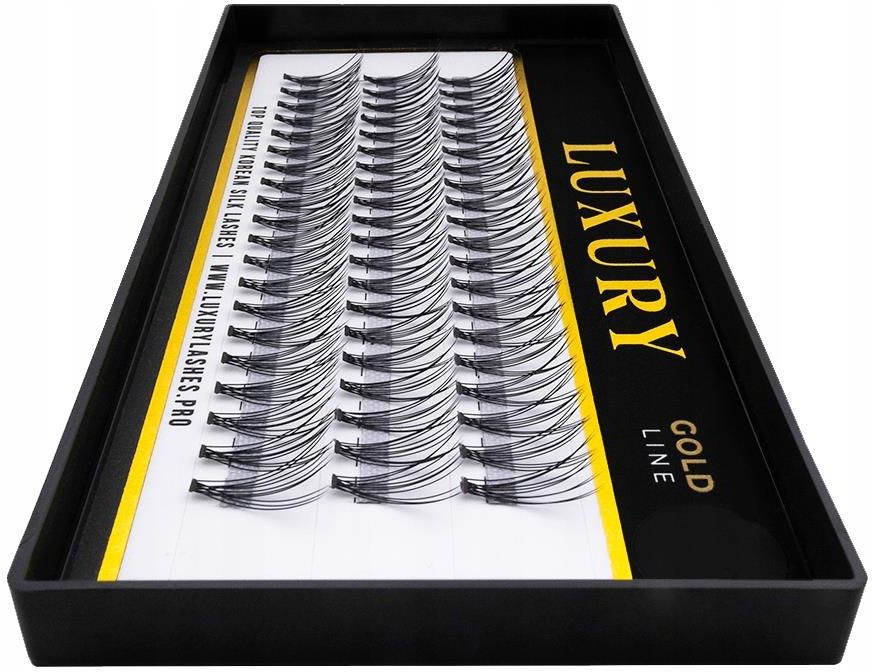 Rzęsy Luxury Lashes Gold C 14Mm (60Szt) - Opinie i ceny na Ceneo.pl