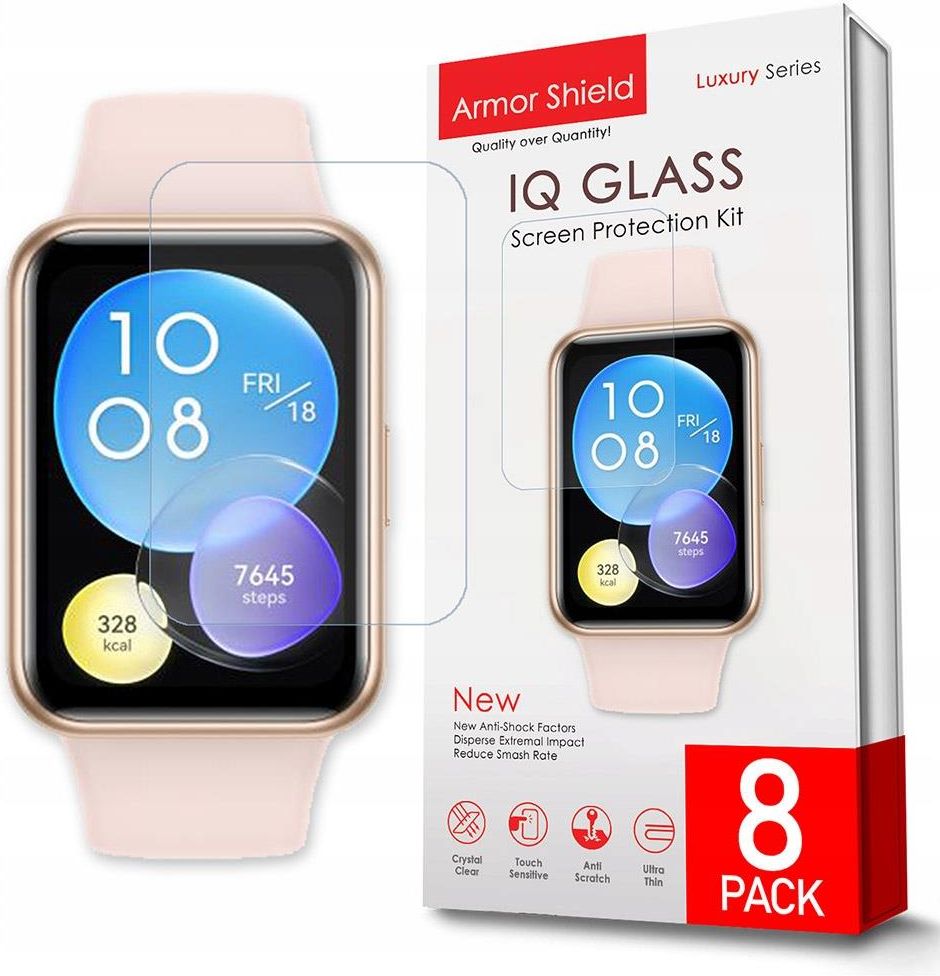 Armorshield 8szt. Szkło Hybrydowe Do Huawei Watch Fit 2 Active - Opinie i ceny na Ceneo.pl