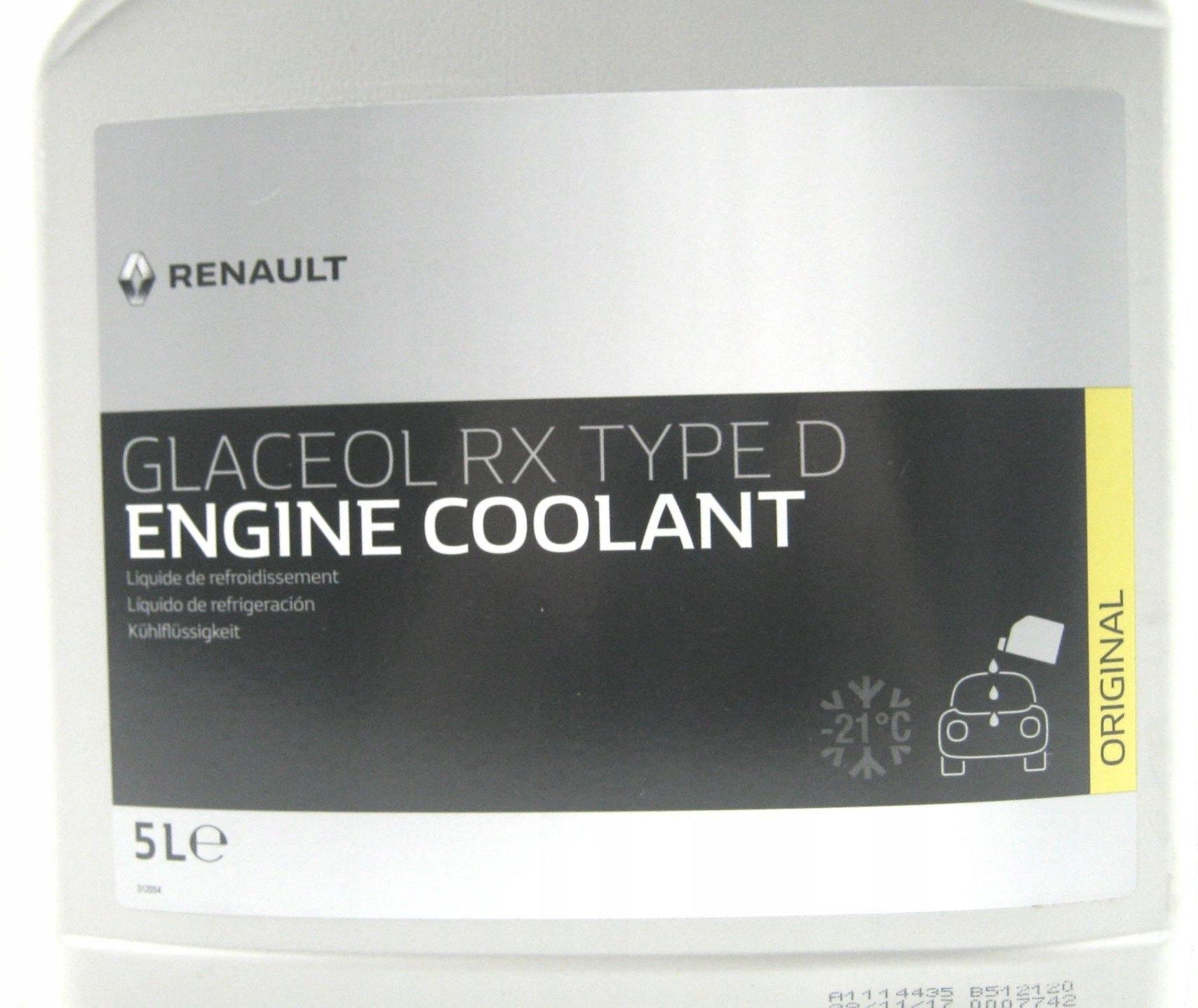 Renault Płyn Do Chłodnic Oe Glaceol Rx Type D 5L - Opinie i ceny na ...