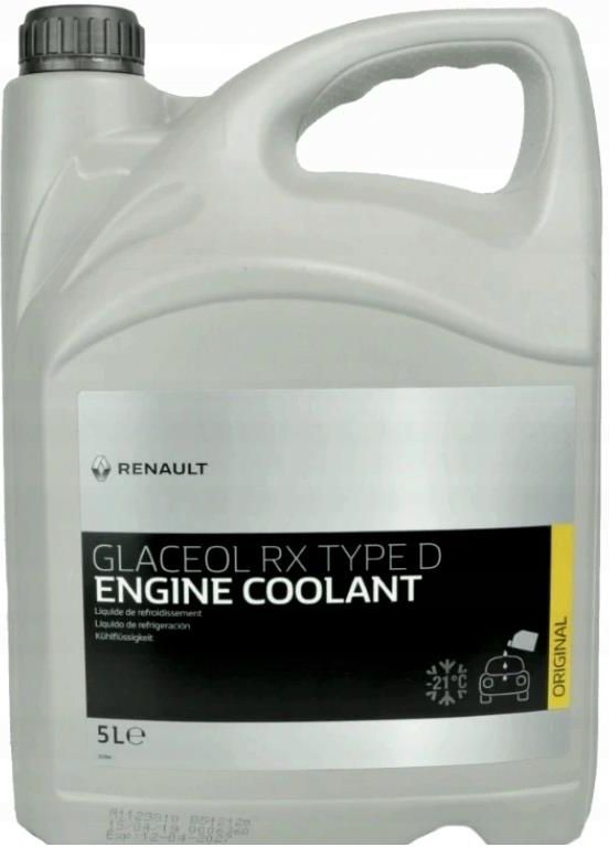 Renault Płyn Do Chłodnic Oe Glaceol Rx Type D 5L - Opinie i ceny na ...