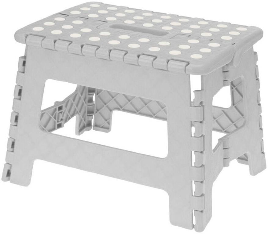 Storagesolutions Taboret Składany Z Tworzywa Sztucznego 29X22Cm Jasny ...