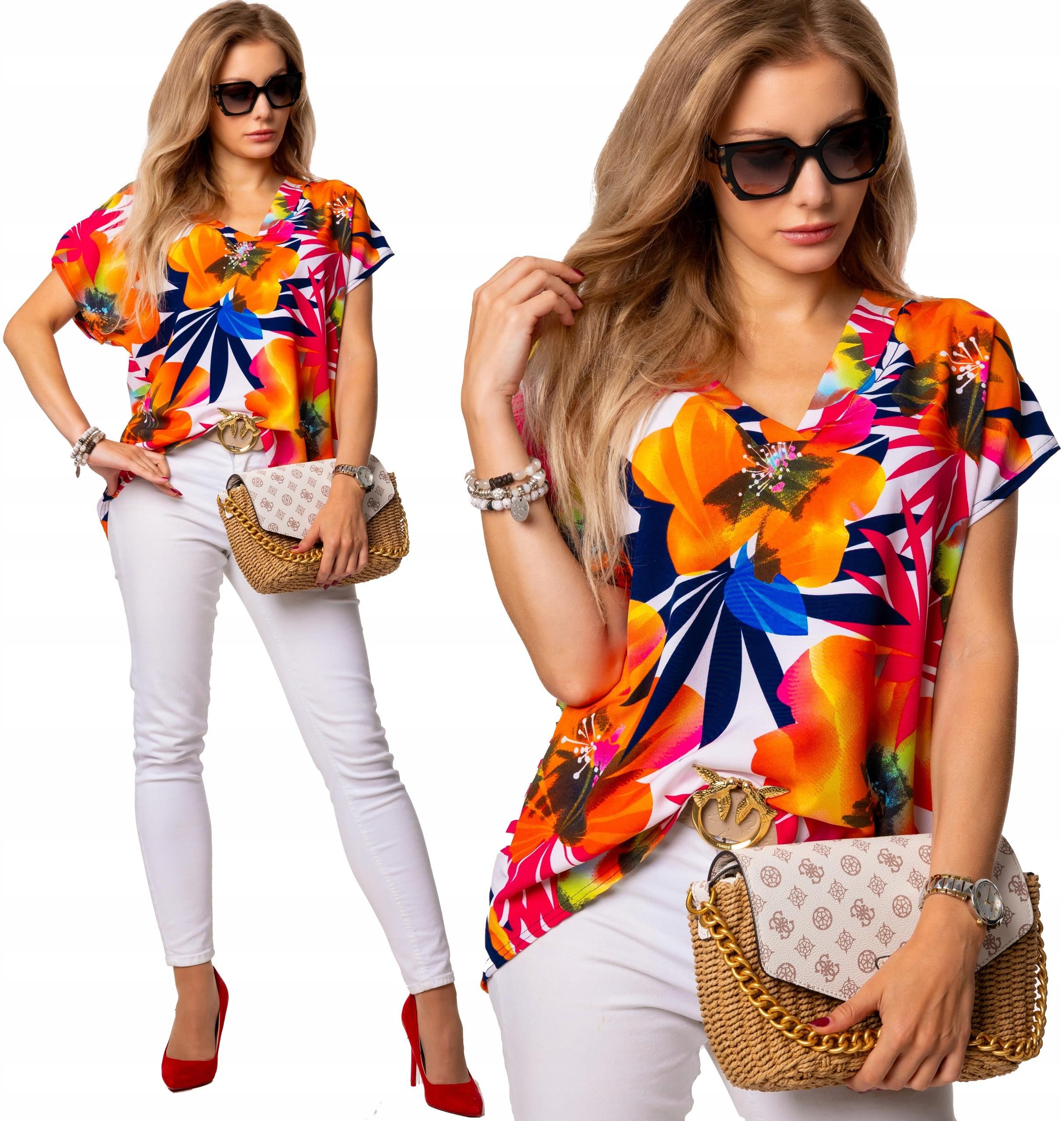 Piękna Zwiewna Klasyczna Bluzka L 4XL - Ceny i opinie - Ceneo.pl