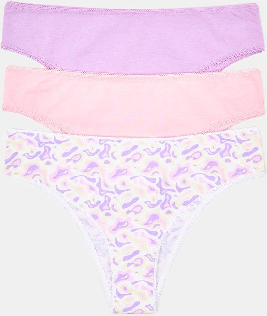 Sinsay - Majtki brazyliany 3 pack - Wielobarwny - Ceny i opinie - Ceneo.pl