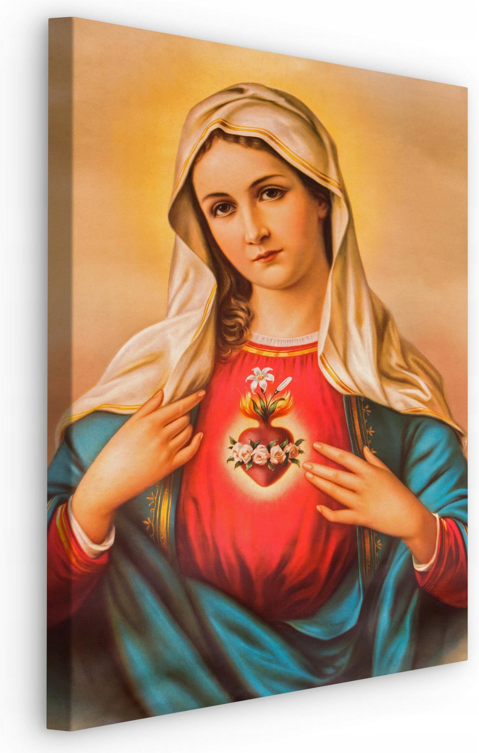 Muralo Obraz Do Salonu Maryja Panna Serce Ikona 40X60 - Opinie i ...