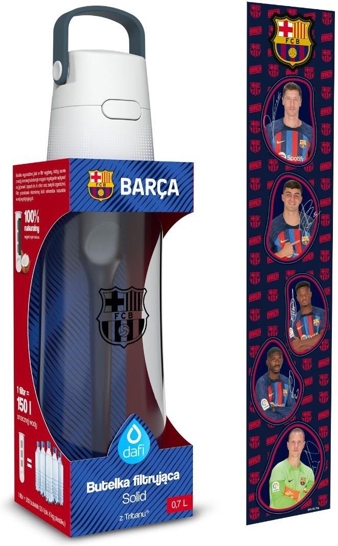 Dafi Solid Fc Barcelona 0,7l Jeansowa + Wkład 1szt. - Opinie i ceny na Ceneo.pl