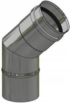 System kominkowy Tecnovis Kolano Fi 80 45 Stopni Z Uszczelką Komin Kondensat - Opinie i ceny na ...