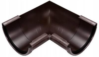 Rynna Galeco Łuk wewnętrzny 90° Pvc 130 Brąz czekoladowy - Opinie i ...