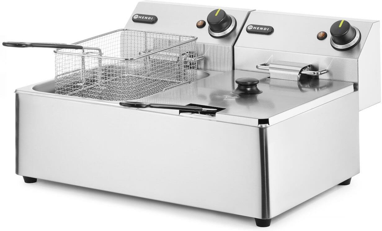 Hendi Frytownica Kitchen Line 2X6L - Ceny i opinie - Ceneo.pl