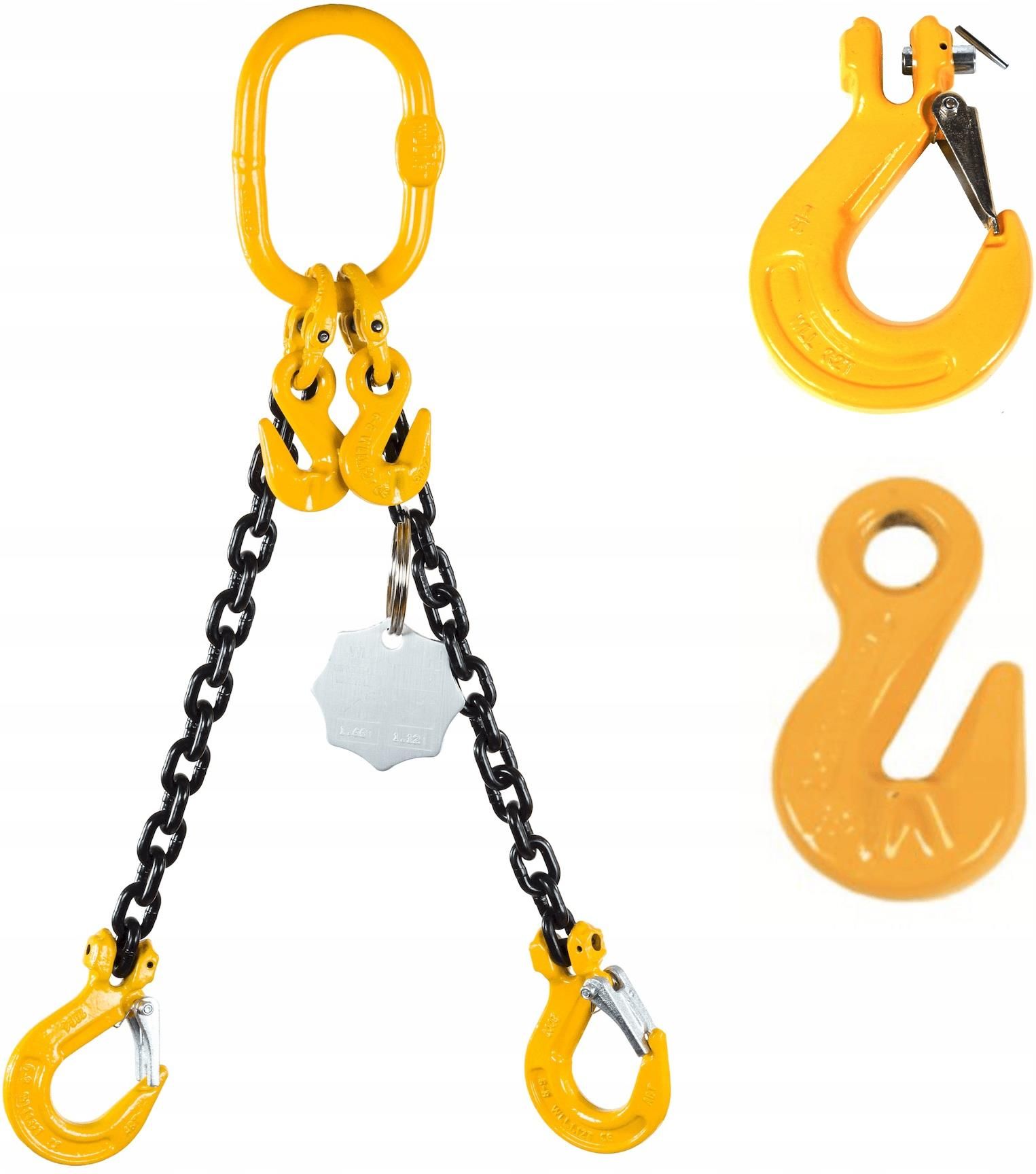 Certex Zawiesie Łańcuchowe 2C 2,8T 2M Hak Zap Skarcane 42070115W - Opinie i ceny na Ceneo.pl