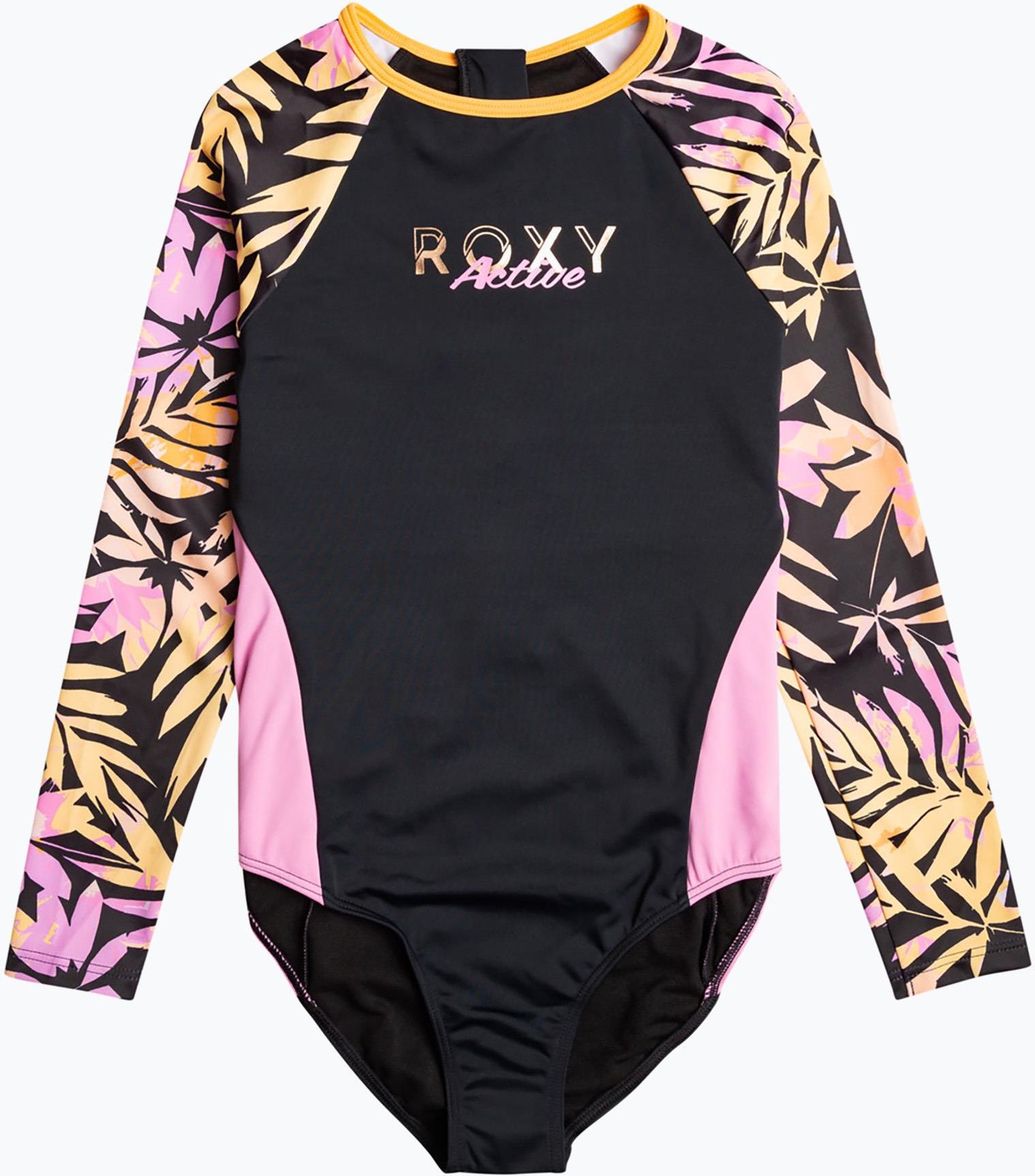Body Do Pływania Dziecięce Roxy Active Joy Antracite Zebra Jungle Girl ...
