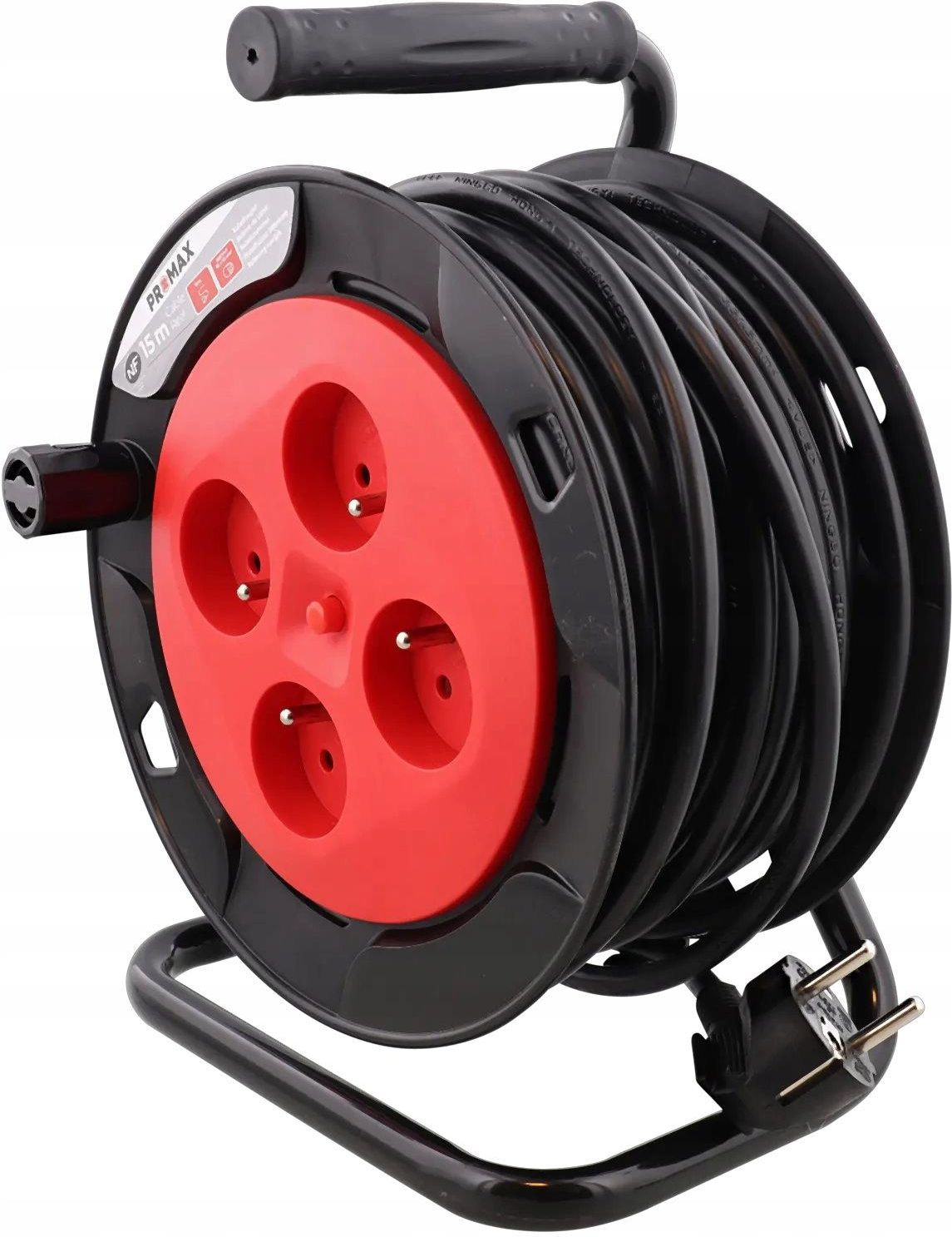 Przedłużacz Zd Trading Przedłużacz Bębnowy 15M Pro-Max Zabezpieczenie ...