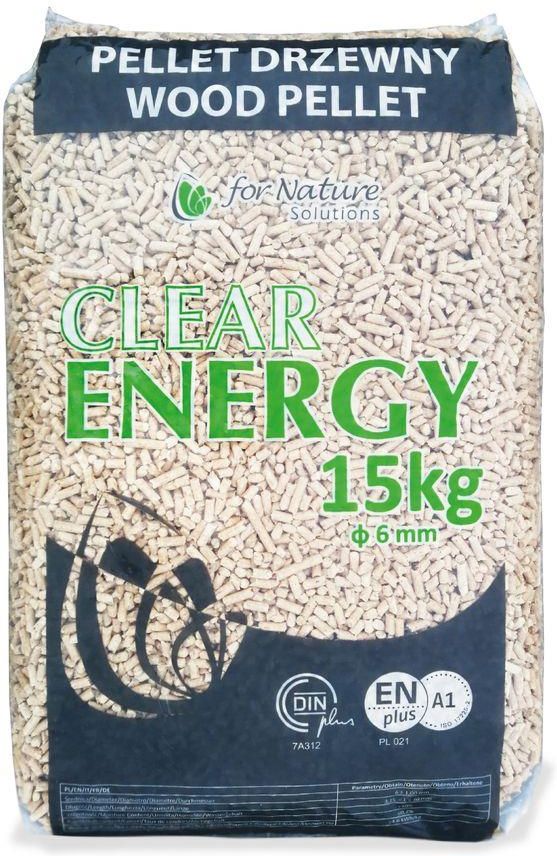 Materiały opałowe For Nature Solutions Pellet Sosnowy Clear Energy ...