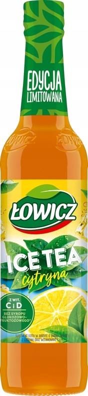 Łowicz Syrop Ice Tea Cytrynowy 400 ml - Ceny i opinie - Ceneo.pl