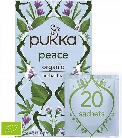 Herbata Pukka Herbata Organiczna Peace 20 sztuk ziołowa - Ceny i opinie ...